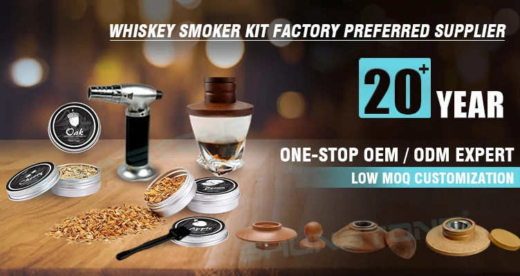 New Arrival Luxury Wooden Cocktail Smoker Kit Creative Custom Cocktail ...