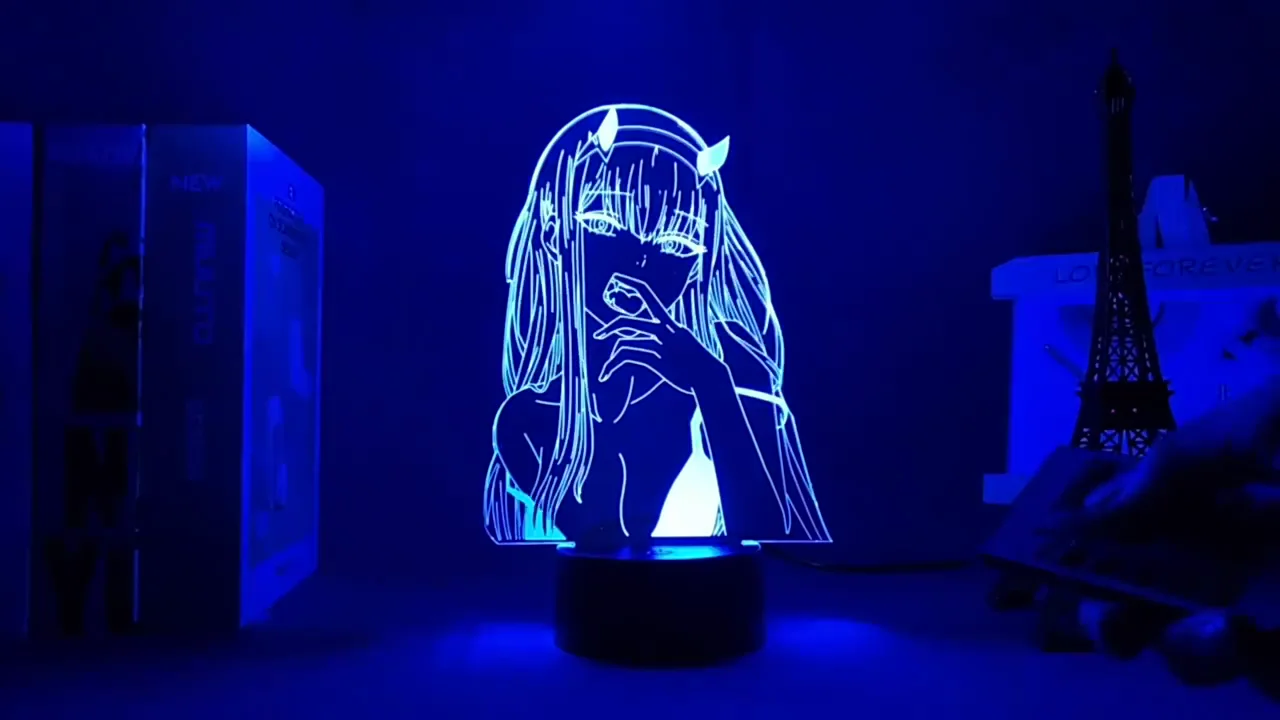 My Hero Academia Shoto Todoroki 3d Illusion Night Light Mha Merch Led ...