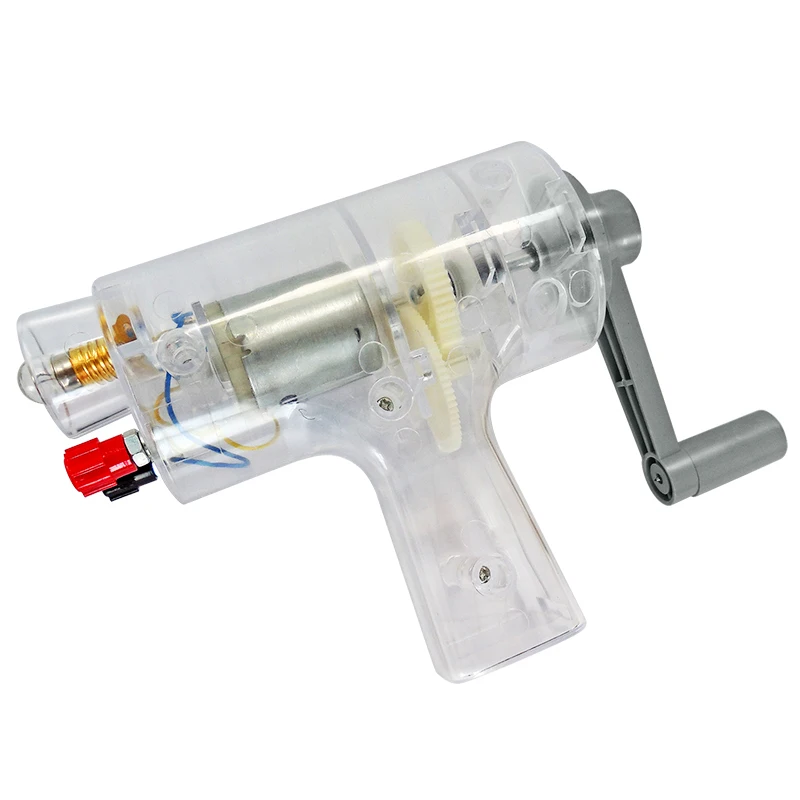 Miniature Hand Crank Generator - DIY Portable Learning Tool