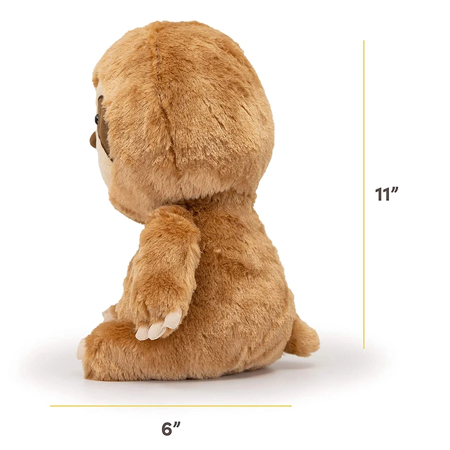 6322 Reinforced Stitching Plush Sloth Stuffed Toys With Smile Face Kids ...
