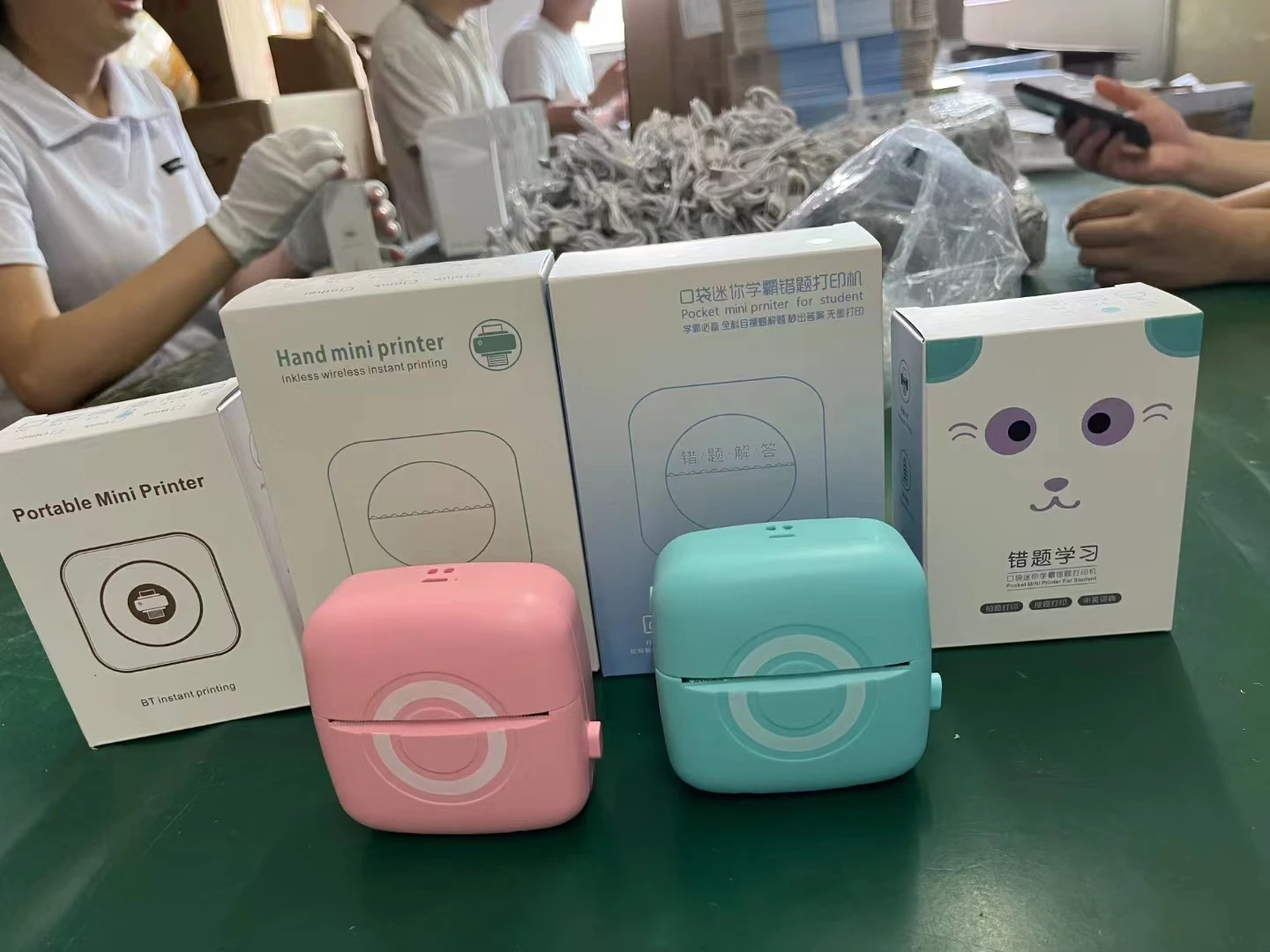 Mini Portable Thermal Printer CAT Print Paper Photo Pocket Thermal ...