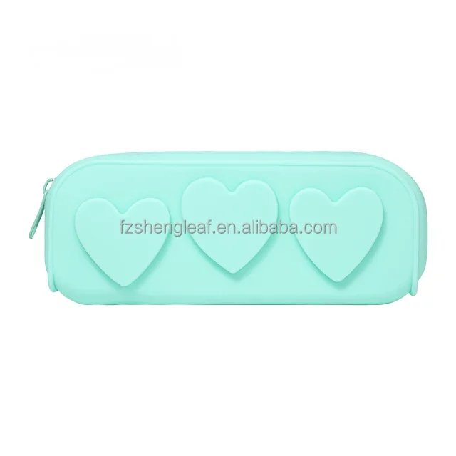 Custom 2024 Kawaii Cute 3d Silicone A Pencil Case Box Pouch Bag ...