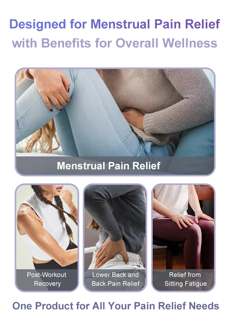 3 in 1 Tens Period Pain Relief - Effective Menstrual Cramp Soother