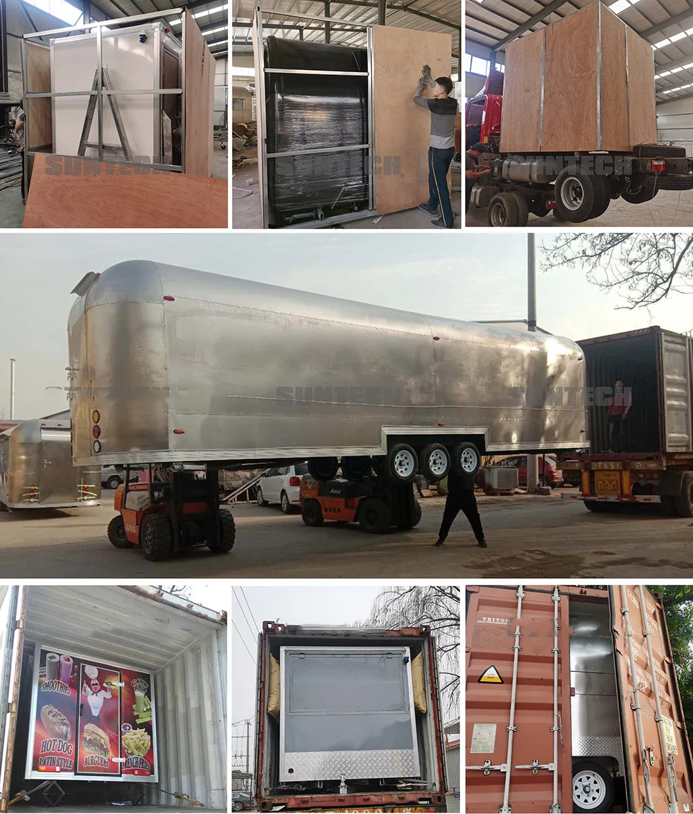 Uwant Mobile Food Truck Galvanized Truck Trailer For Sale Fryer Chicken ...