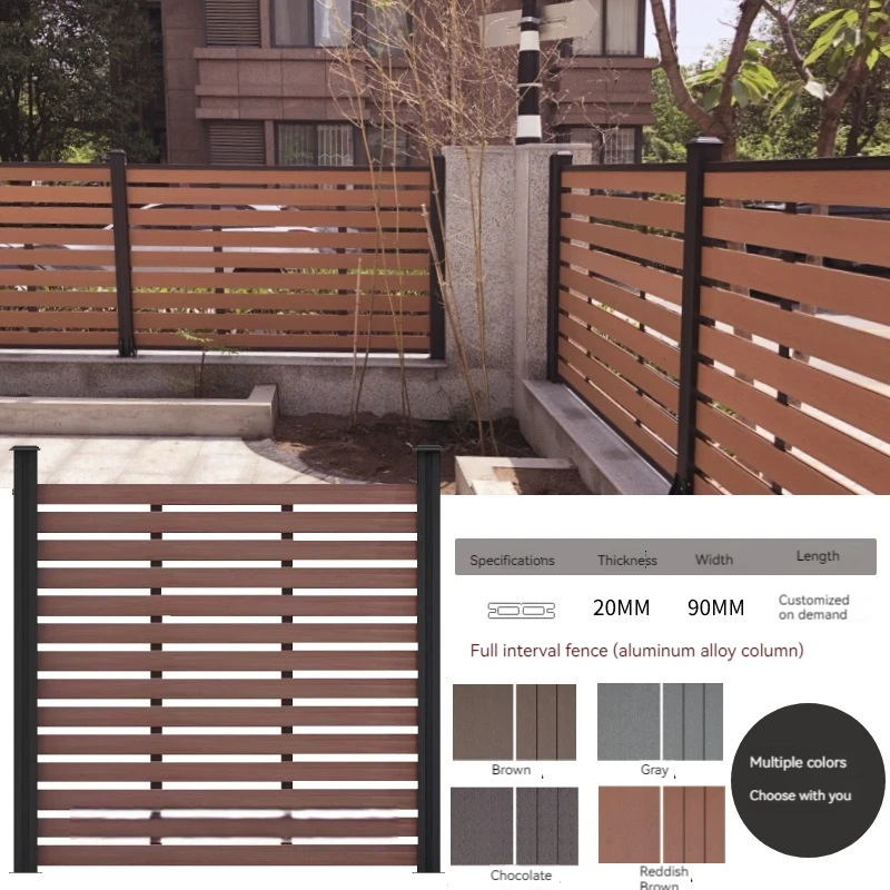 Easy Install 3D WPC Fencing Trellis Low Maintenance Waterproof Anti-UV ...