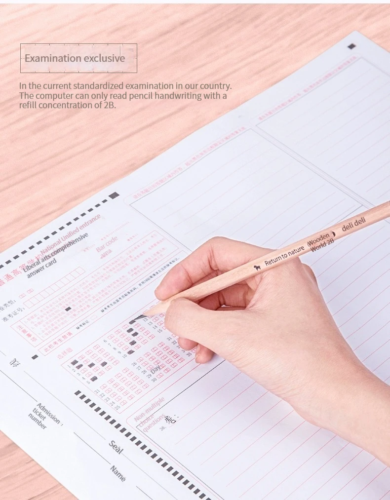 Deli S908 Log Pencil Drawing Sketch Pencil High Quality| Alibaba.com