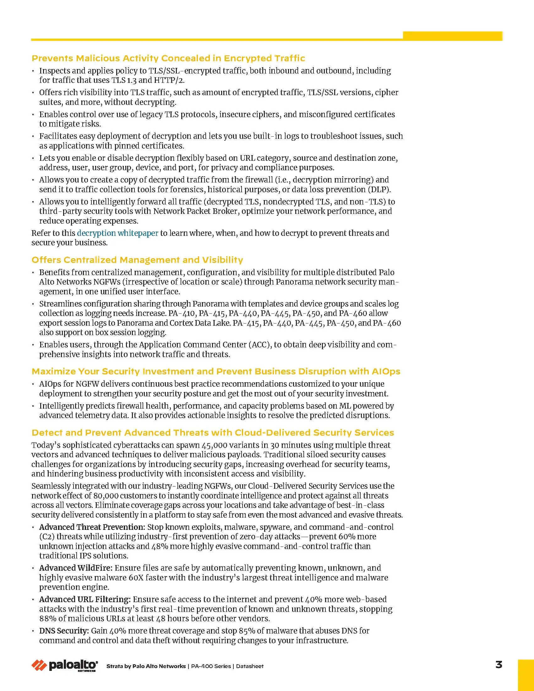 Palo Alto Networks PA-440 - Secure and Reliable VPN Support