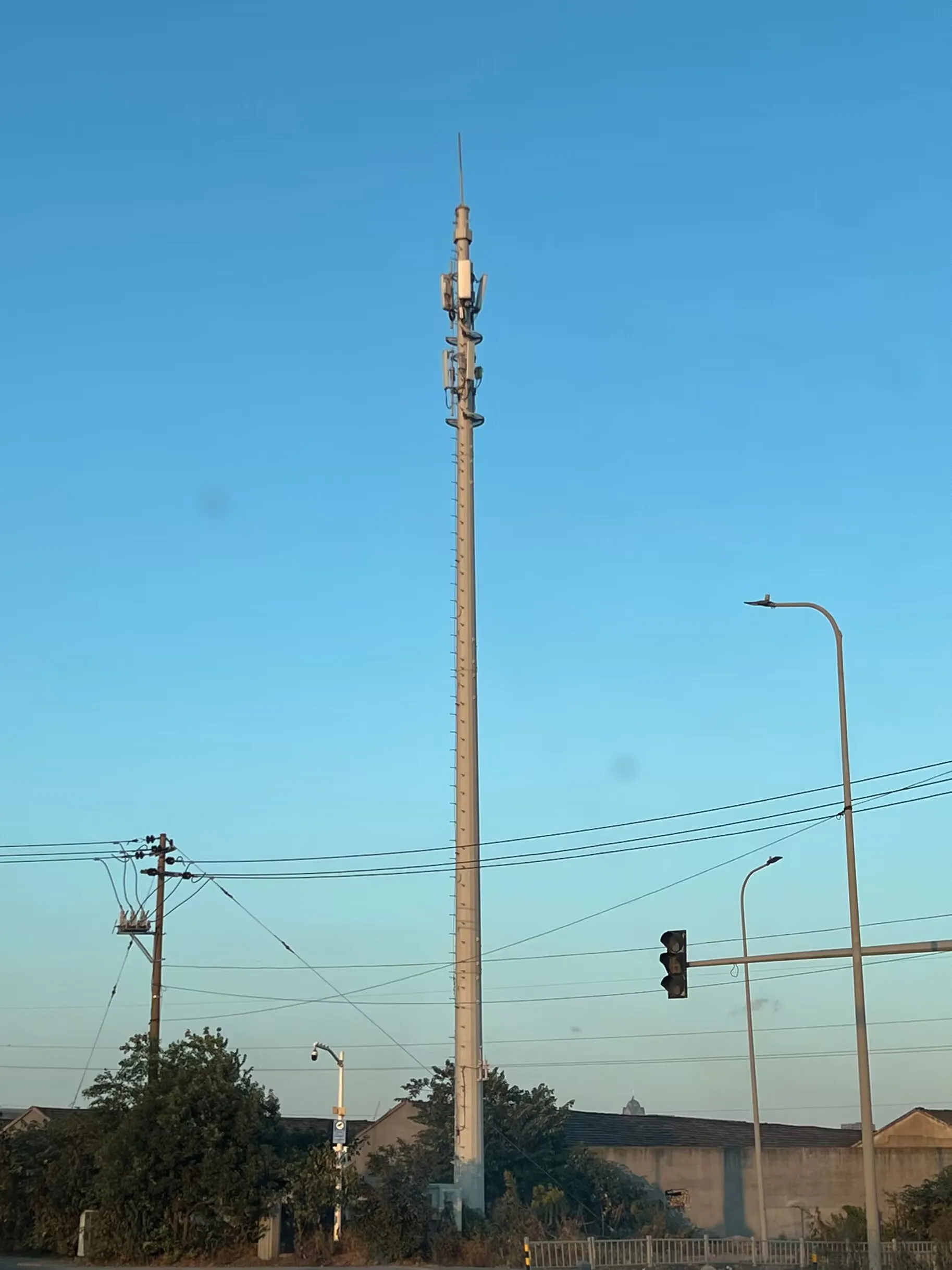 25m 30m 40m Telecommunication GSM Antenna Tube Pole Mobile Tower ...