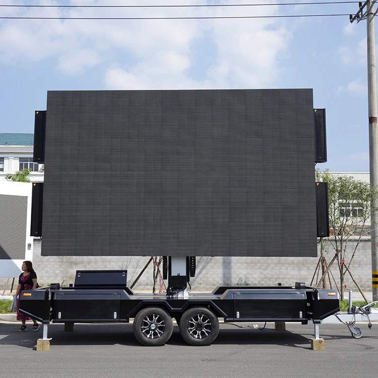 16 Sqm Outdoor LED Advertising Screen - Mobile Trailer Display