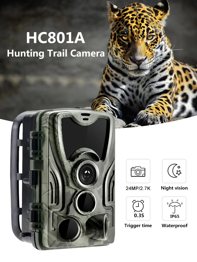 Suntek HC-801A - 24MP Outdoor Hunting Camera with Night Vision