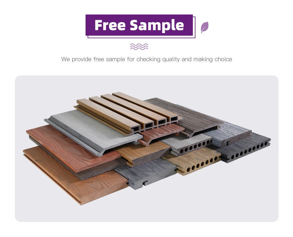 Dual Color Black Background Wood Plastic Composite Slatted Wall Panel ...