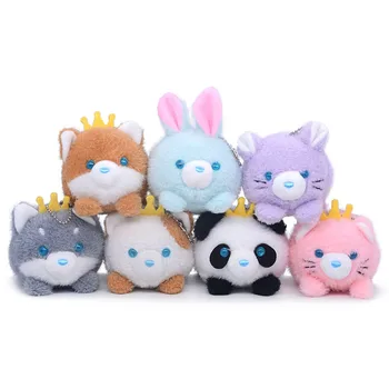 Claw Machine Animal Planking Action Figure Panda Rabbit Husky Mouse ...