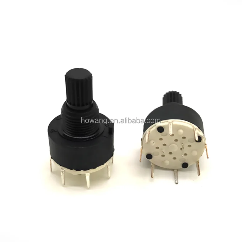 RS16 Multiple-Way Switch - 1 Pole 8 Position Handle Length 15mm
