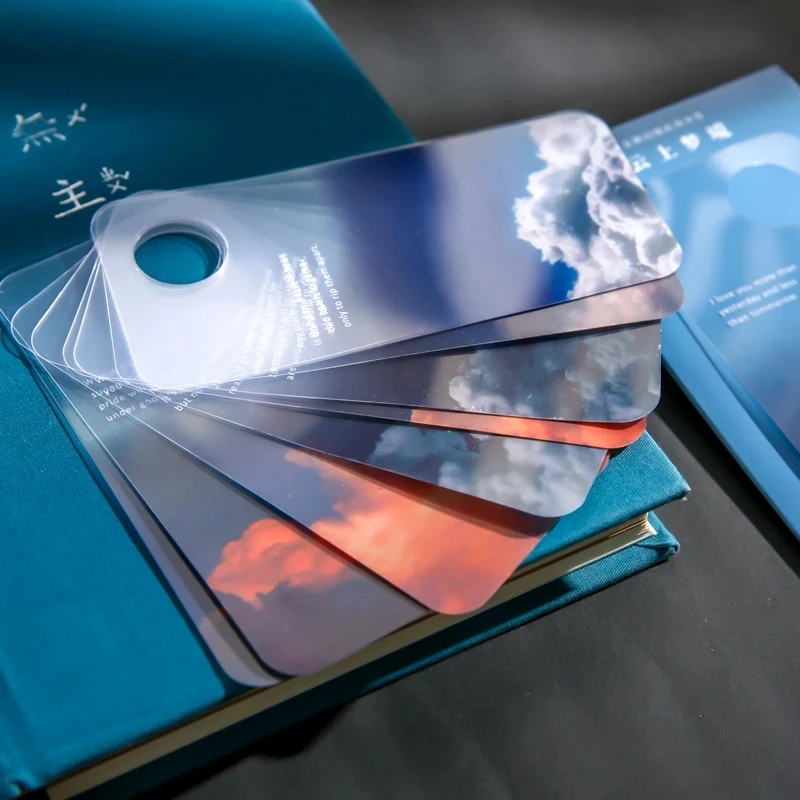 Custom Plastic Pet Transparent Bookmark Pvc Acrylic Resin Bookmarks ...