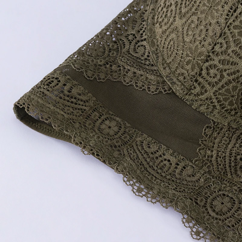 Custom Logo Women Bra Set Plus Size Long Line Bra & Panty