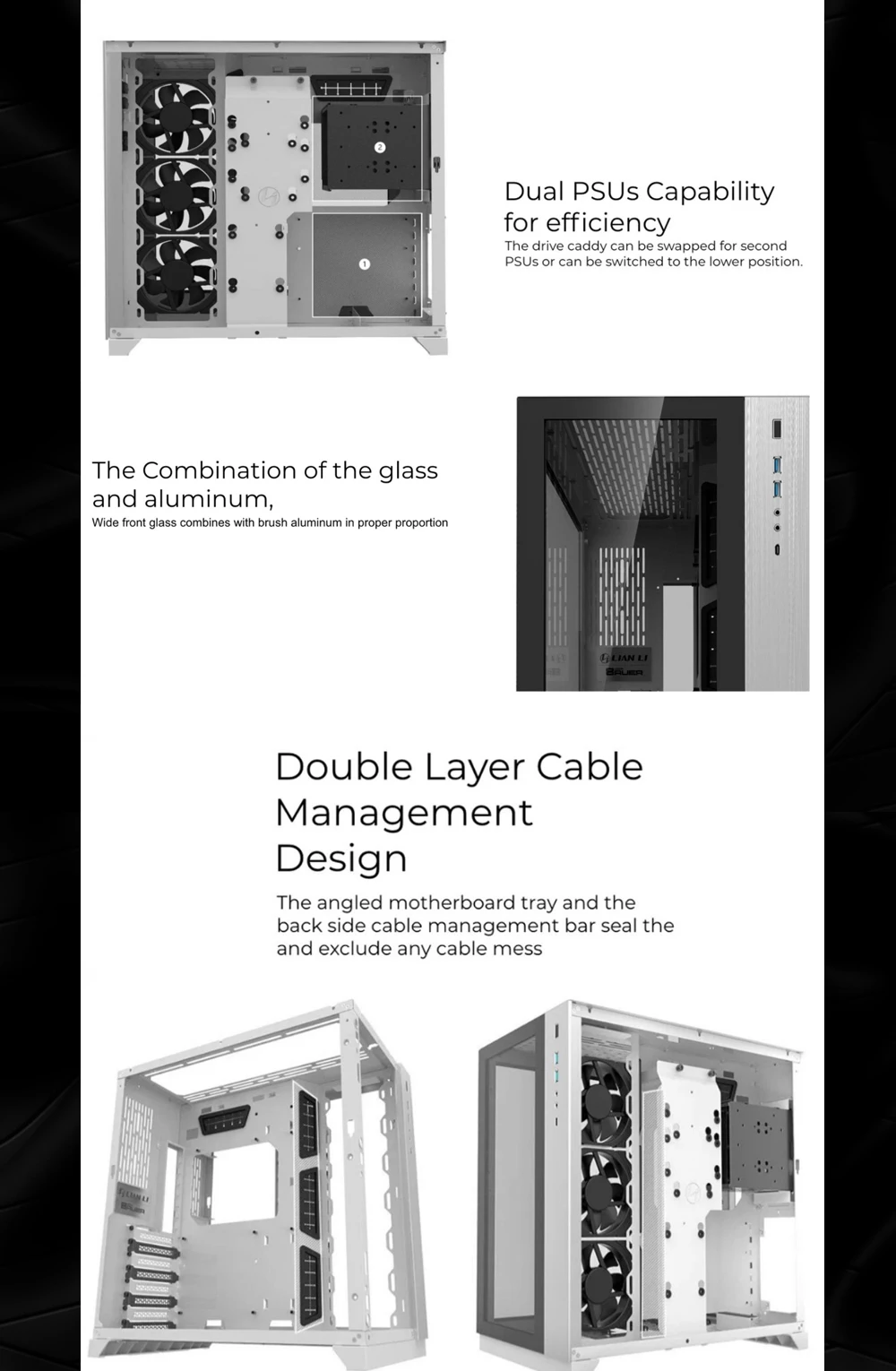 LIAN LI O11 Dynamic PC Case - Gaming Tempered Glass