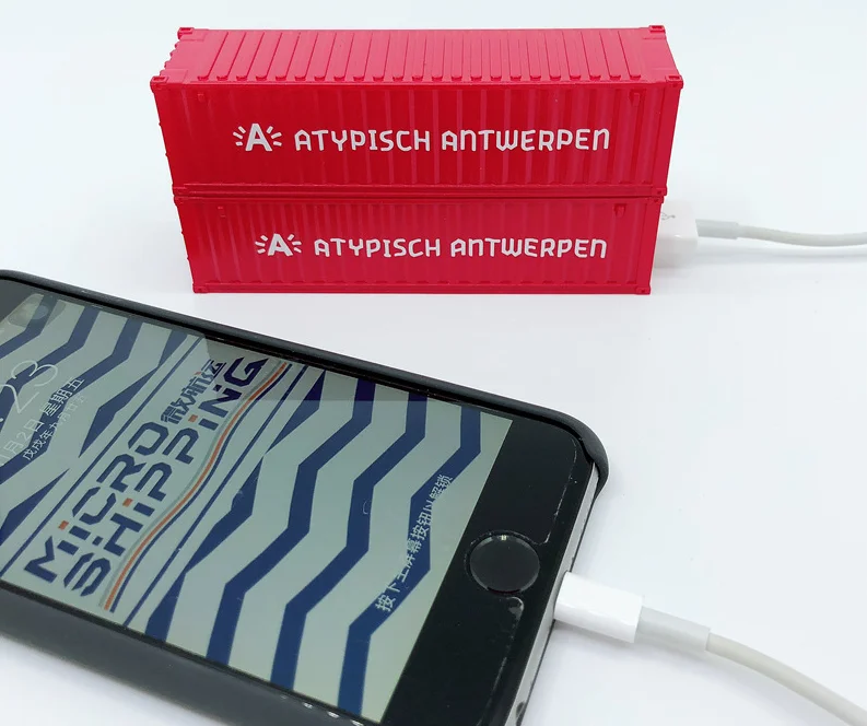 Focus New Trend Creative Powerbank Shipping Container Powerbank 3000mah ...