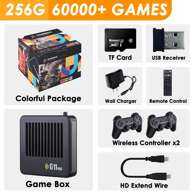 G11 Pro 4k Hd Tv Set Top Game Box And Retro Gaming Video Games Consoles ...