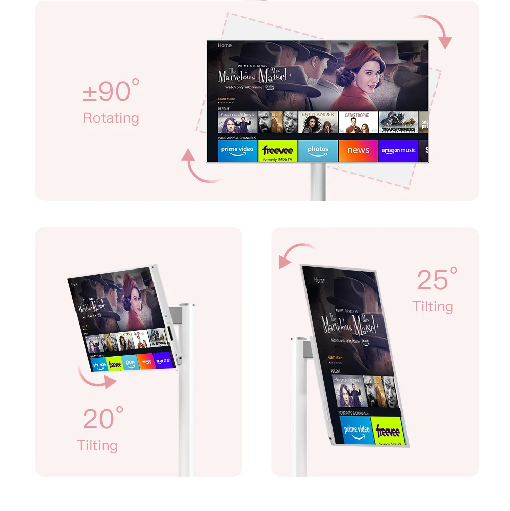 Portable Movable Floor Touch Screen Home Tv Smart Display Projection ...