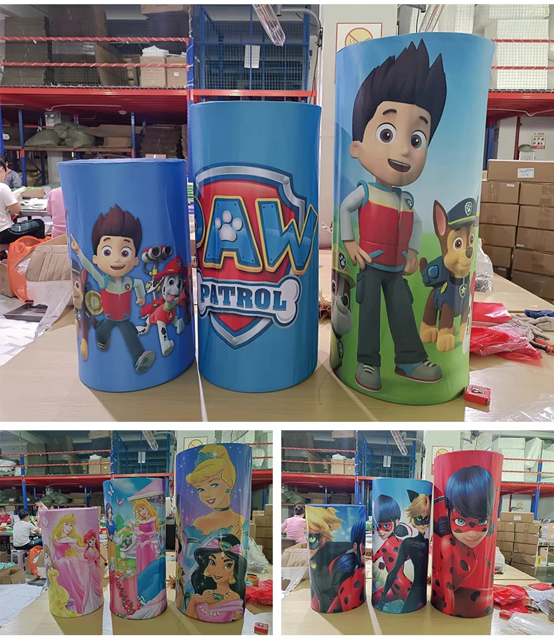 Round Circle Background Birthday Mini Table Party Decor