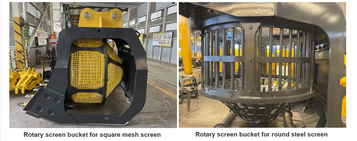 High Quality Rotary Screening Bucket Product for Excavators