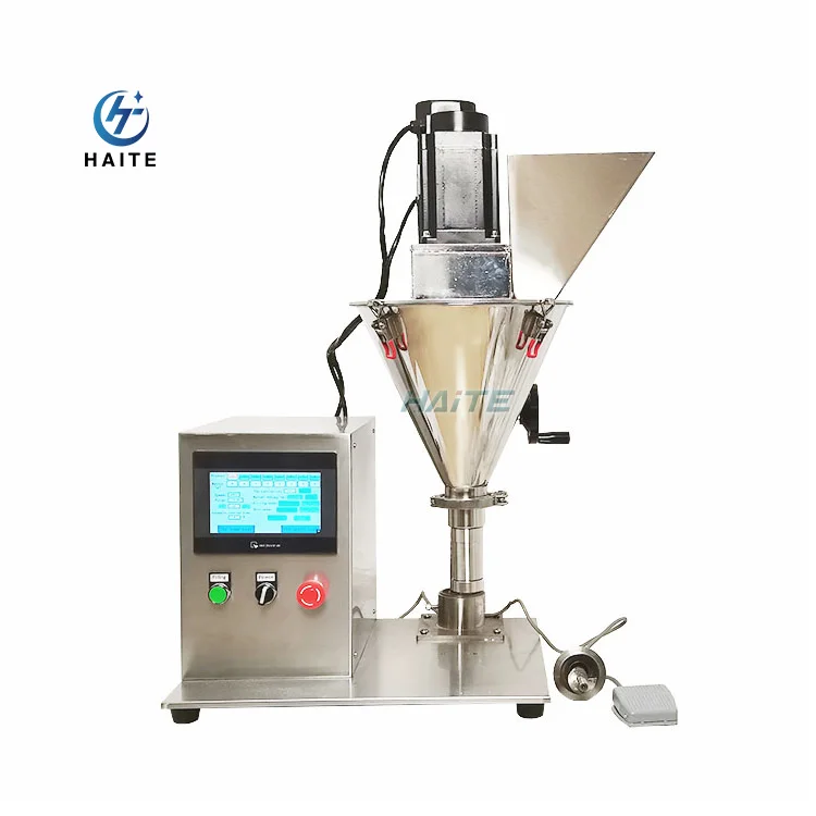 Fillinmachine 5g 10g Dispenser Semi Auto Auger Vial Powder Filling ...