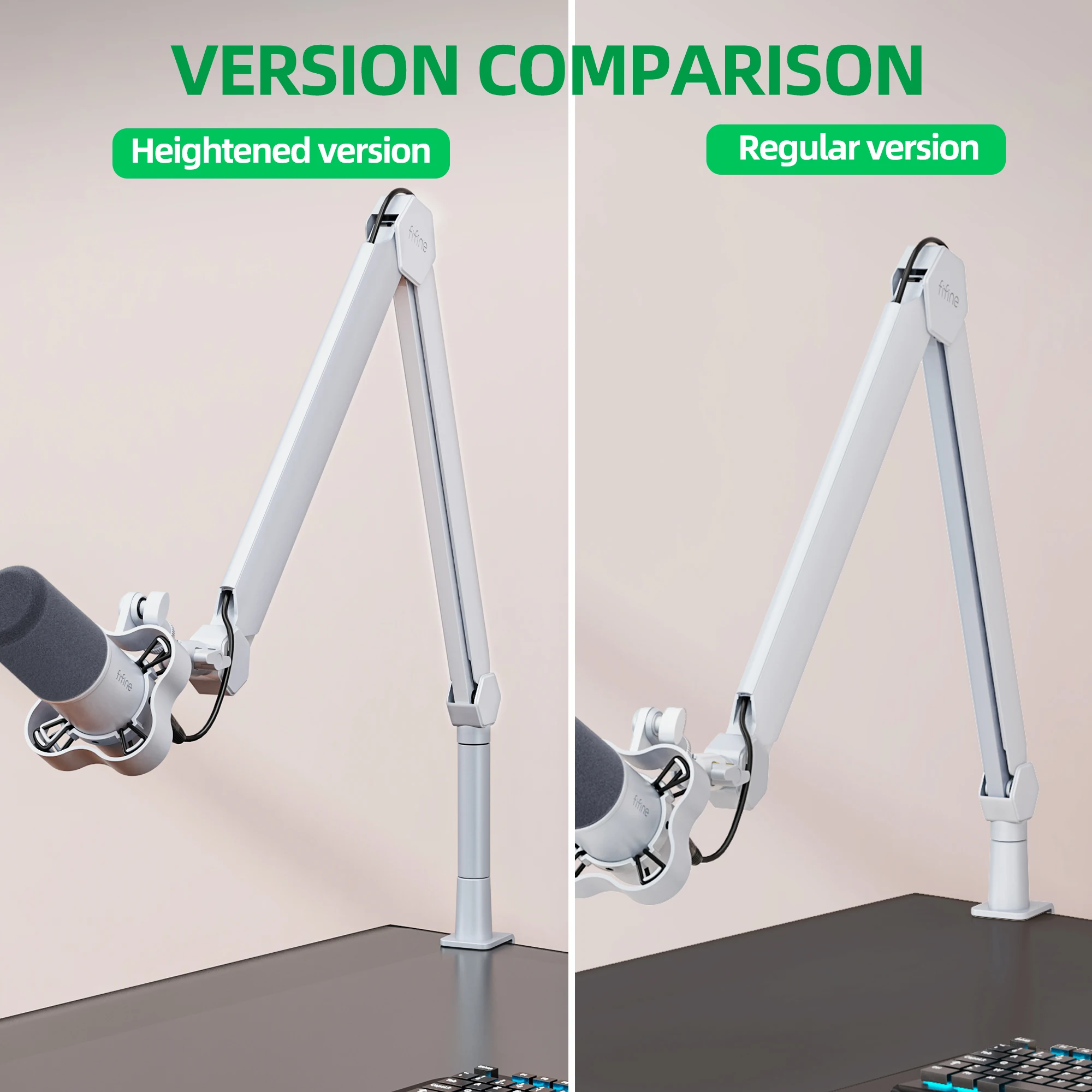 Fifine BM66 Adjustable Microphone Stand - Versatile & Sturdy