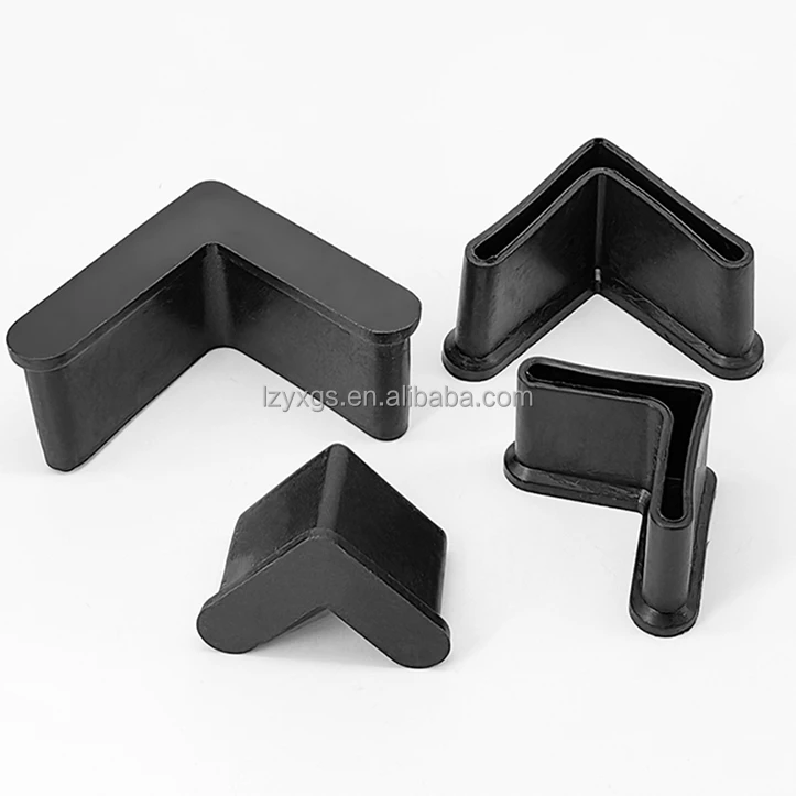 L Shape Furniture Angle Rubber Foot Pad Leg Protector/Anti Slip ...