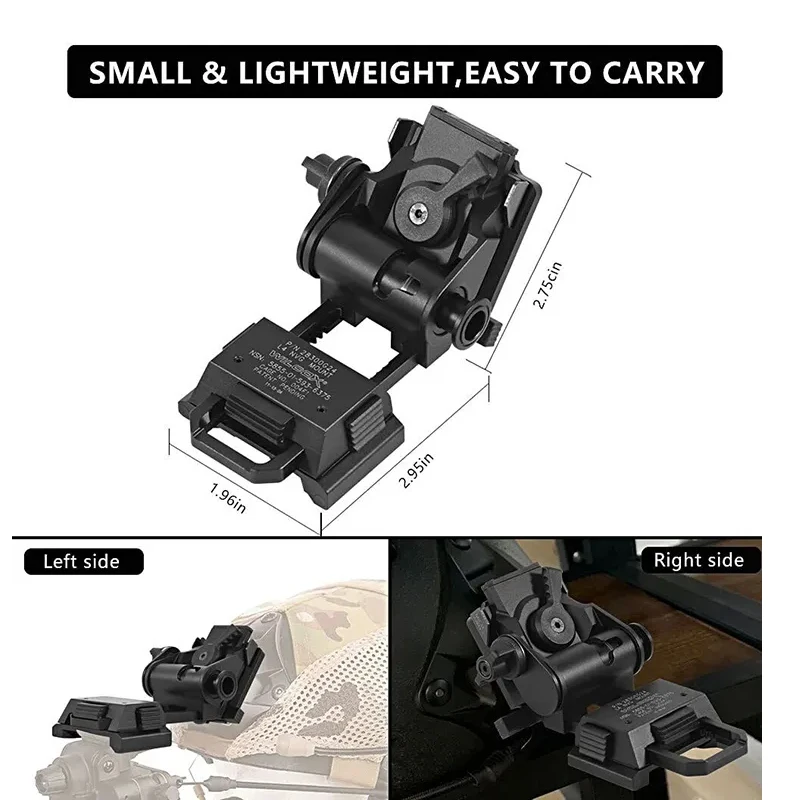 LUXUN All Metal Tactical NVG Bracket - PVS15 & PVS18 Mount