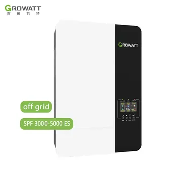 Growatt Hybrid Solar Inverter Mppt 48v 3kw 3000w 5kw 5000wsingle Phase On Off Grid Inverters ...