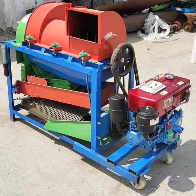 Small Household Soybean Corn Sheller Threshing Machine Rice Machine ...