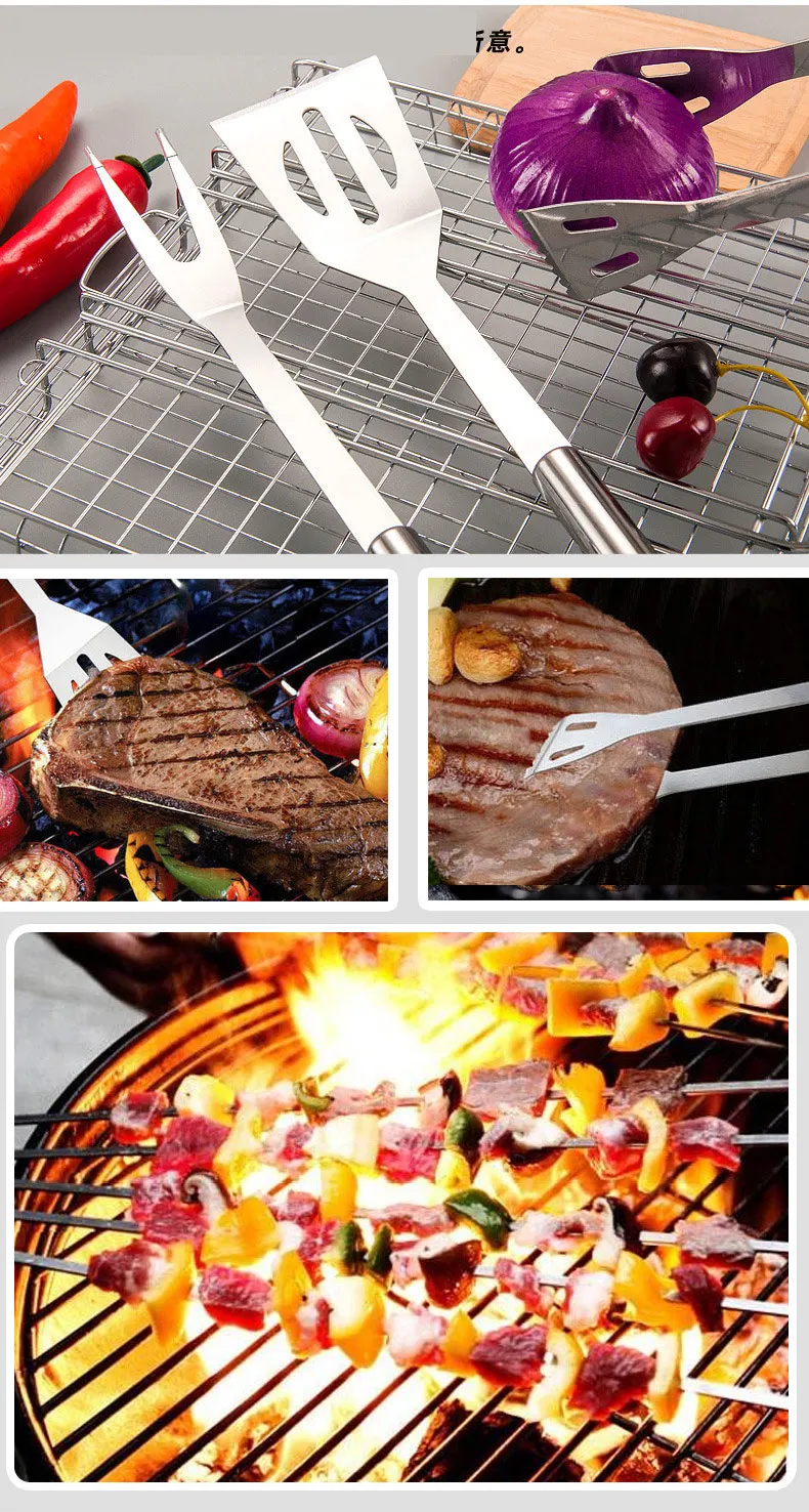 Outdoor Set BBQ Tool Box - Stainless Steel Accessories
