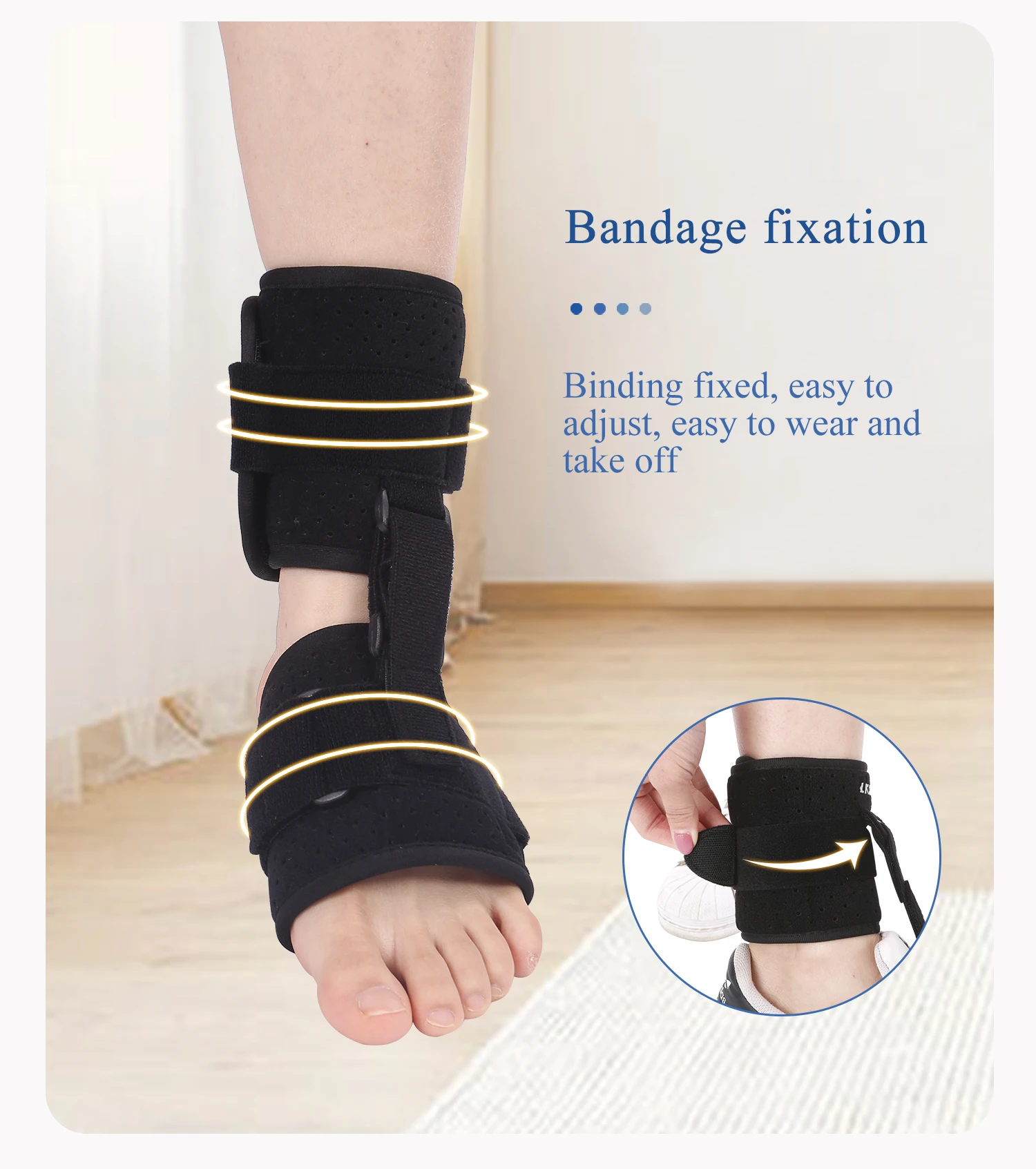 Ankle Foot Inversion Correction Orthotics Foot Sagging Support Ankle ...