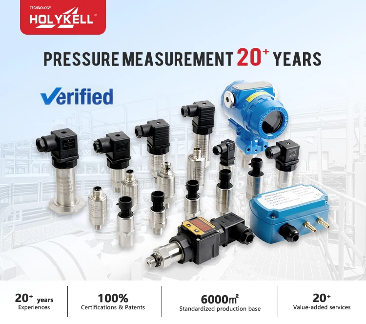 Holykell Smart Pressure Transmitter - Precision & Reliability