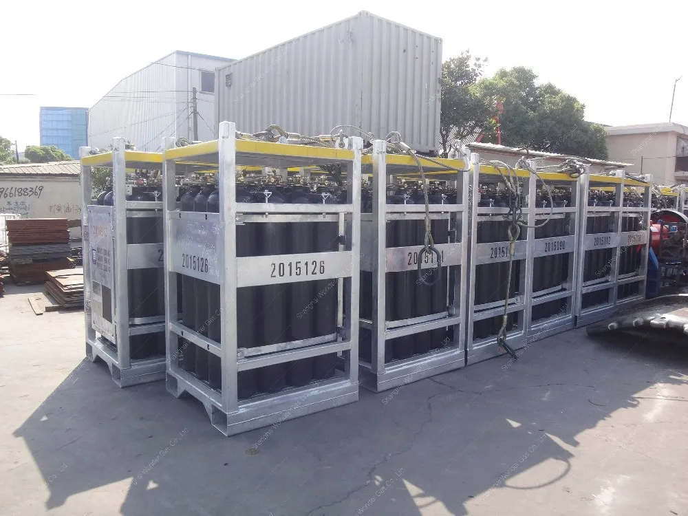 SEFIC Offshore Platform Industrial Gas Cylinder Rack DNV