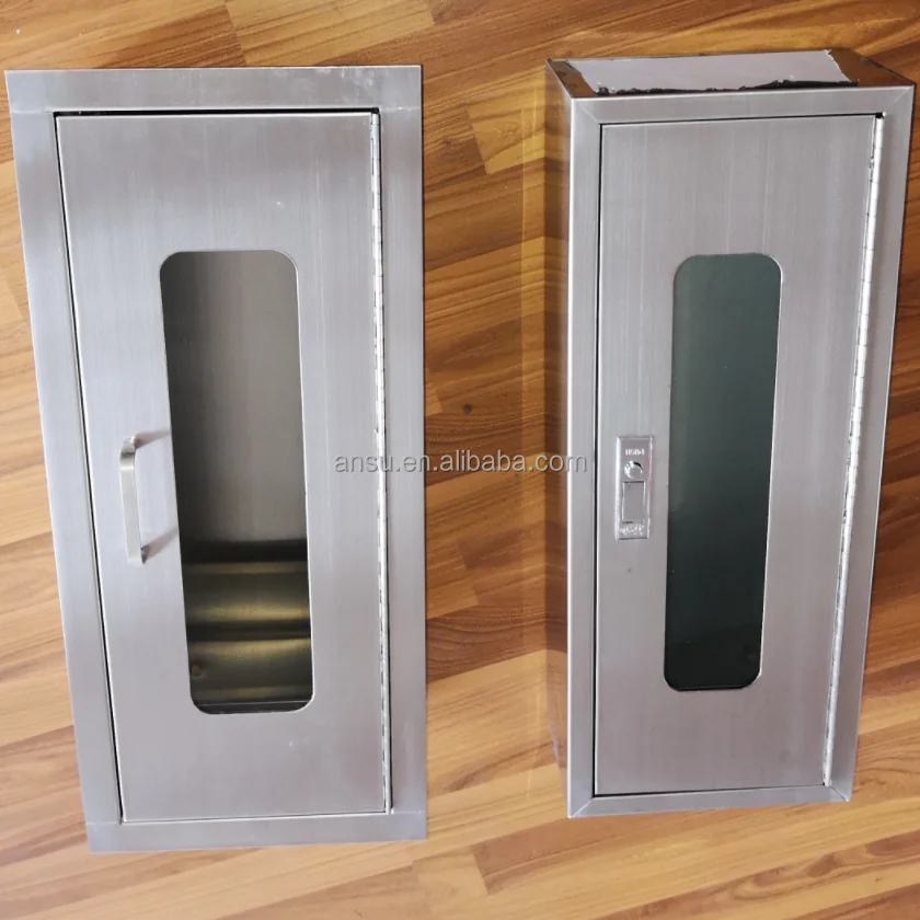 Stainless Steel SUS 304 Fire Extinguisher 6kg Cabinet Fire Fighting ...