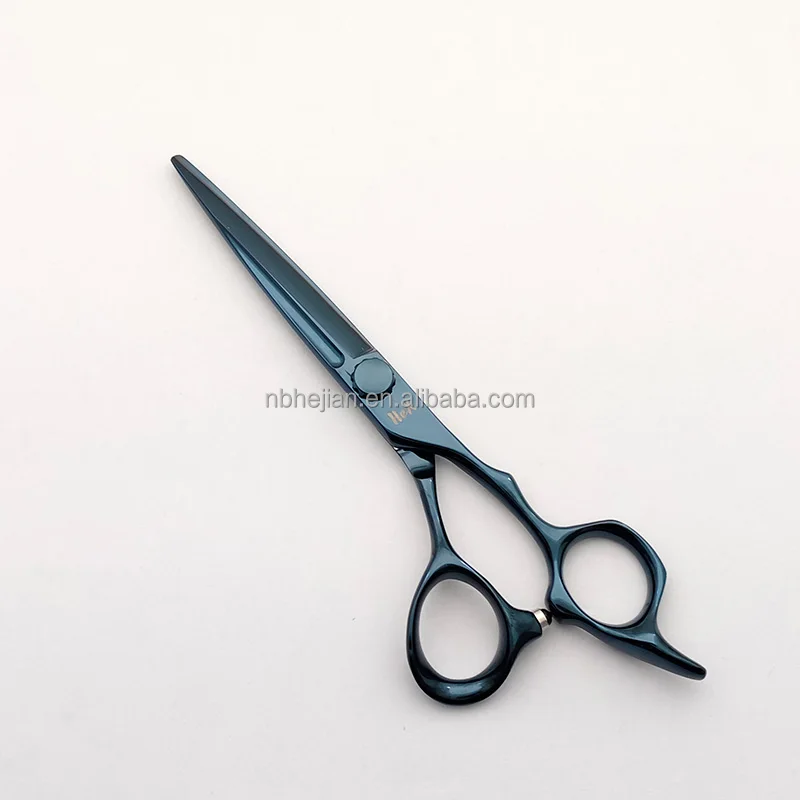 CNC Mirror Technology COBALT Steel Hair Scissors 6.0 Inch Hair Cutting ...