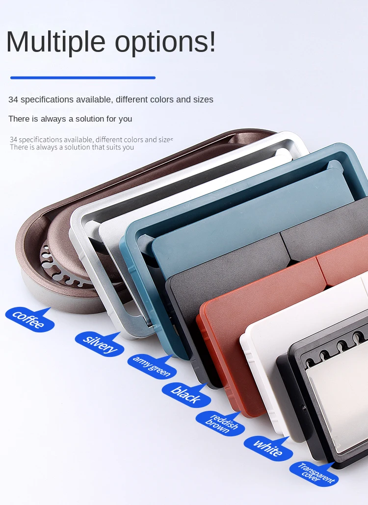 Multi-use Plastic Cable Hole Cover For Desk For Dining Bedroom Outdoor ...