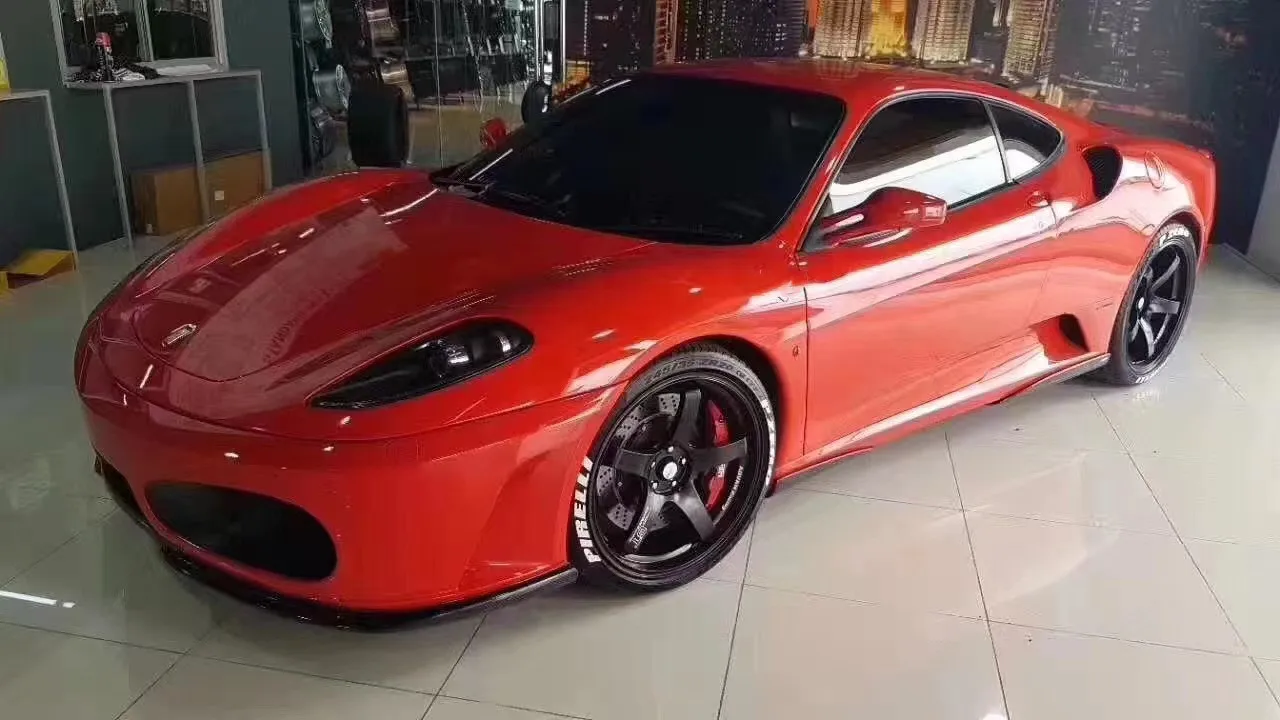 Haman Body Kit Carbon Fiber Body Kit For Ferrari F430 F430 Front Lip ...