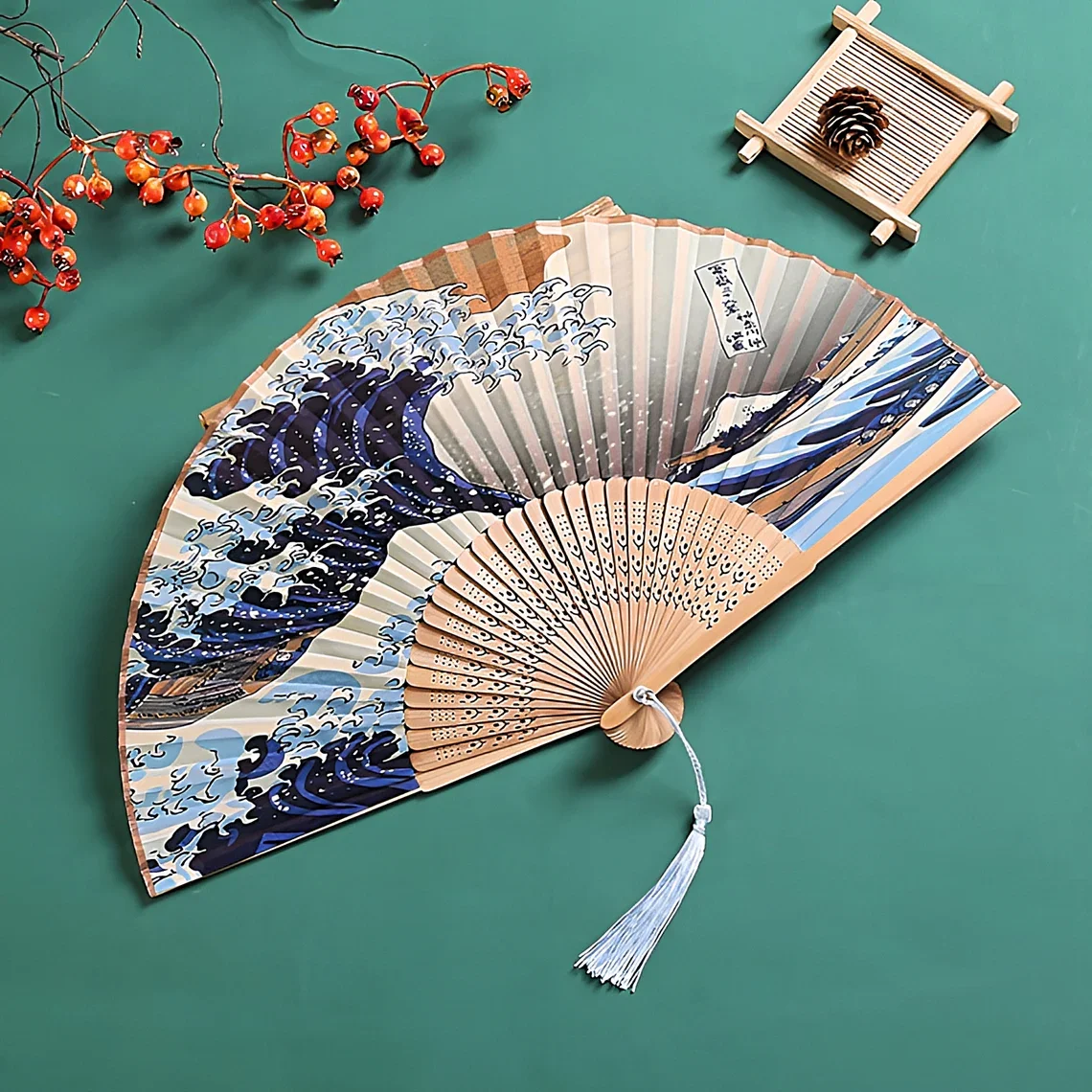 Large Hand Folding Fans - Popular, Plain, and Customizable