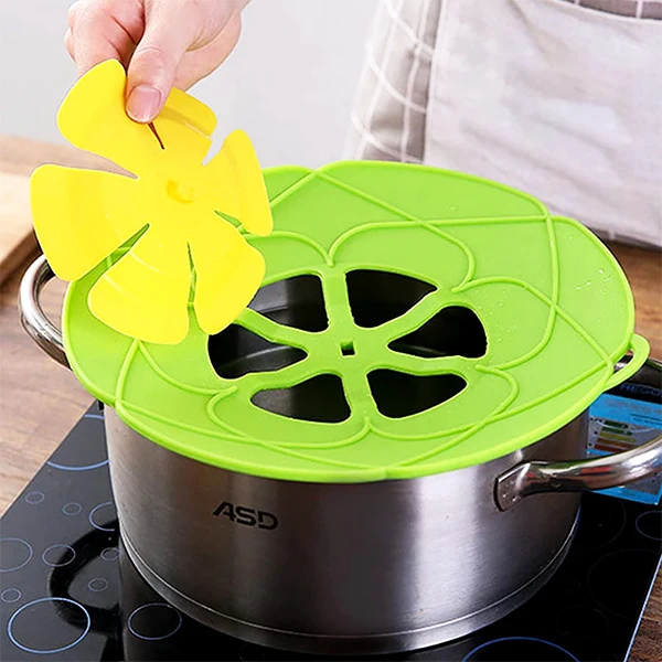 Silicone Anti-Overflow Pot Covers - Durable & Heat-resistant