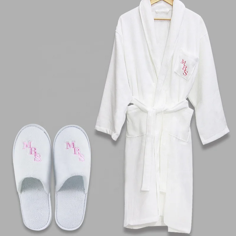 Alibaba.com: Luxury Hotel Bathrobe Set 100% Cotton, Customizable Adult ...