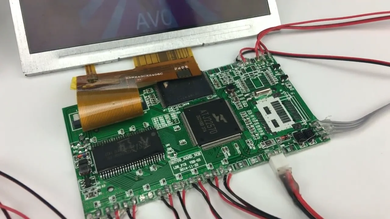 Tft Lcd Video Brochure Driver Board 5 Inch 40pin For Digital Photo ...