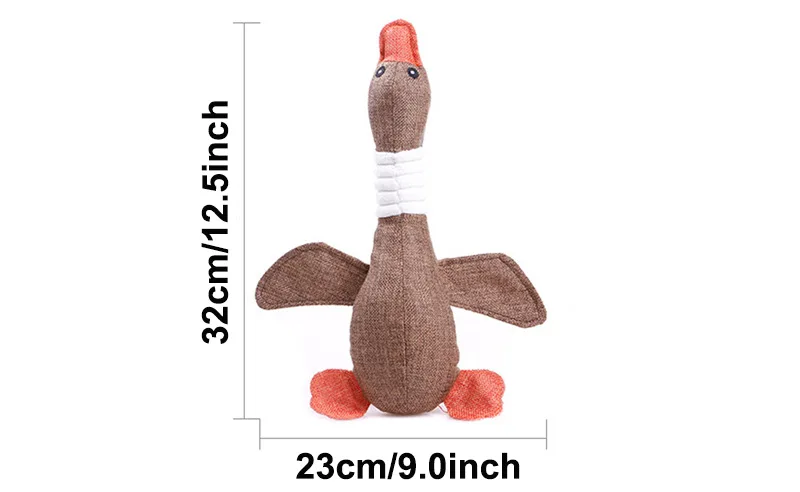 Durable Flying Duck Indestructible Squeaky Interactive Pet Toys Dog ...