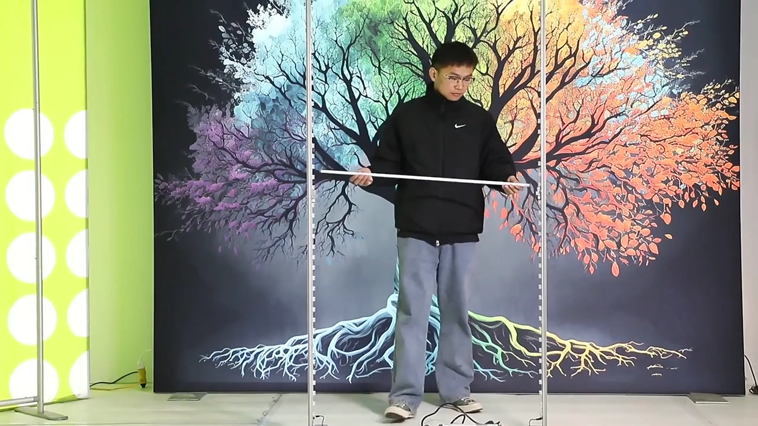 Portable Aluminum Frame Led Seg Fabric Backdrop Display Stand Pop Up ...