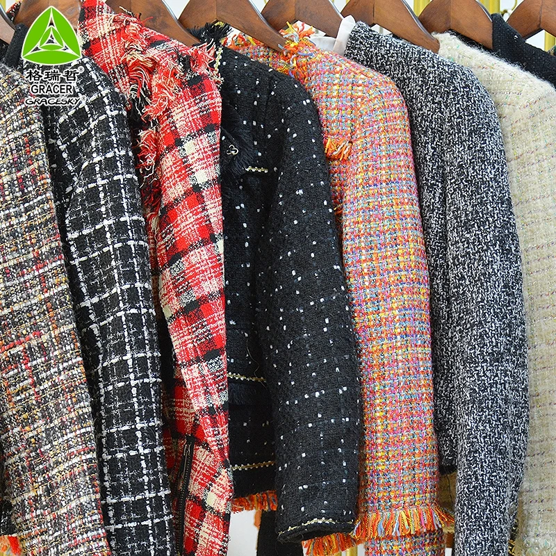 Winter Used Clothes Women Worsted Coat Second Hand Clothing