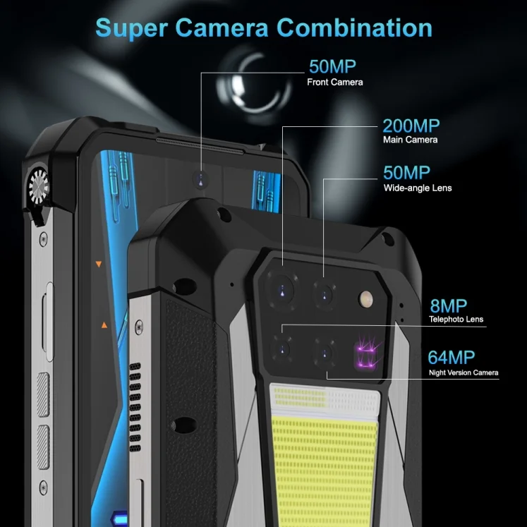 Unihertz 8849 Tank 3 Pro - Rugged 5G Smartphone with 200MP Camera