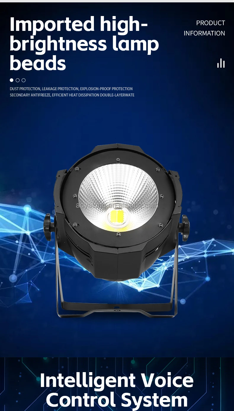L100 Projector Lighting Warm Cold/White Dmx Bright LED Focus Zoom Cob ...
