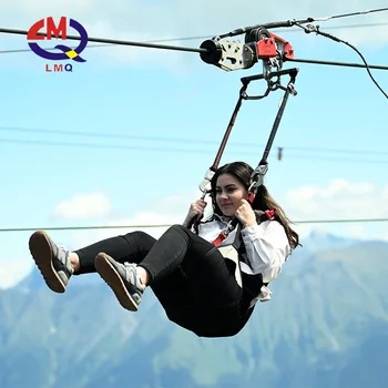 Ctsc 95' Zip Line Kit With Complete Accessories Ziplines Tyrolienne ...