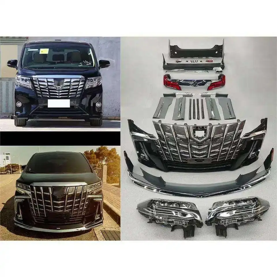 New Arrived Body Kit For Toyota Alphard 2015-2018 Upgrade To 2019-2020 ...